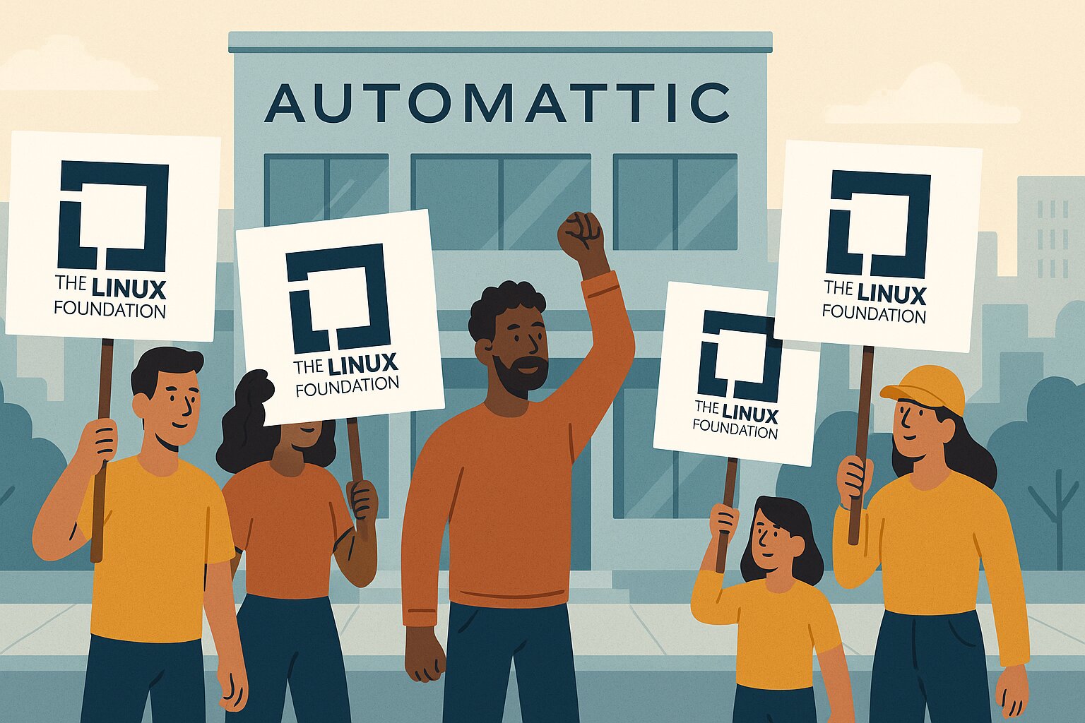 مؤسسة لينكس تعلن الحرب على احتكار Automattic لWordPress عبر مشروع FAIR - أخبار التقنية - مجتمع أسس